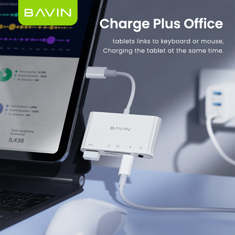 BAVIN O32 / O39 HighSpeed 3.0 Multi-functional Docking Station OTG HUB ...
