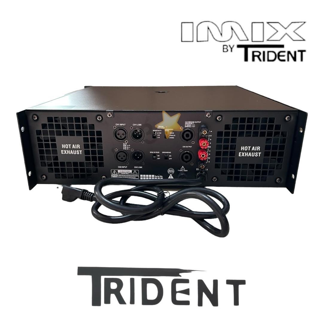 Imix by Trident CA-19 Power Amplifier Original 1200w x2 RMS | Shopee ...