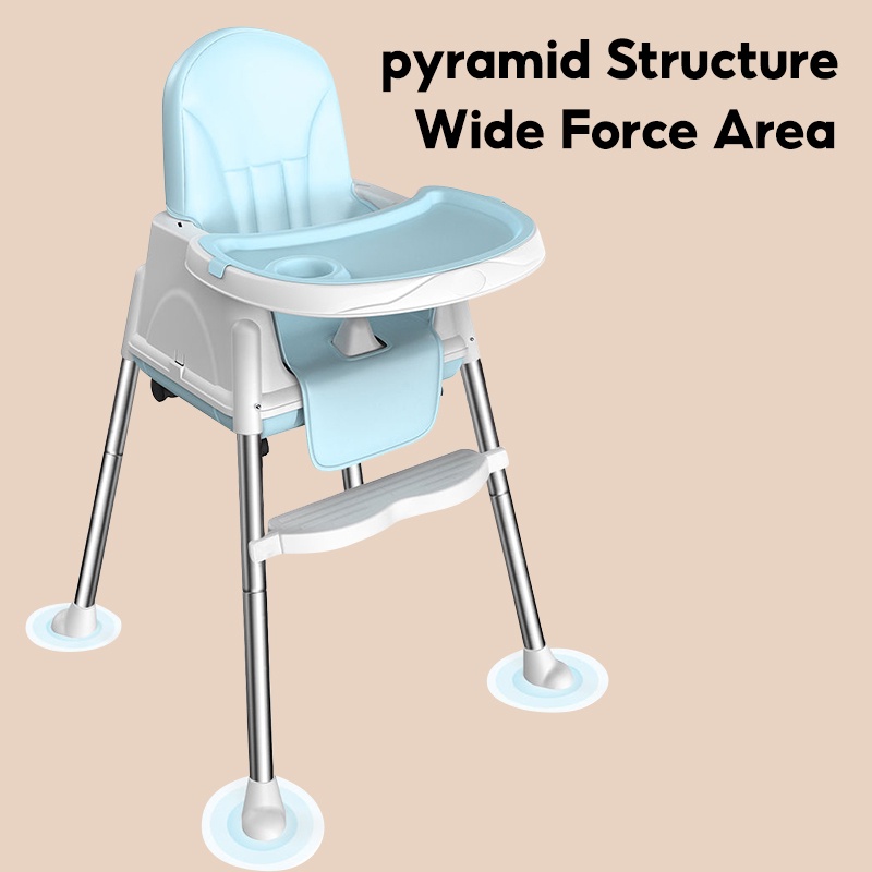 Free Shipping Baby High Chair With Adjustable Height And Removable Legs ...