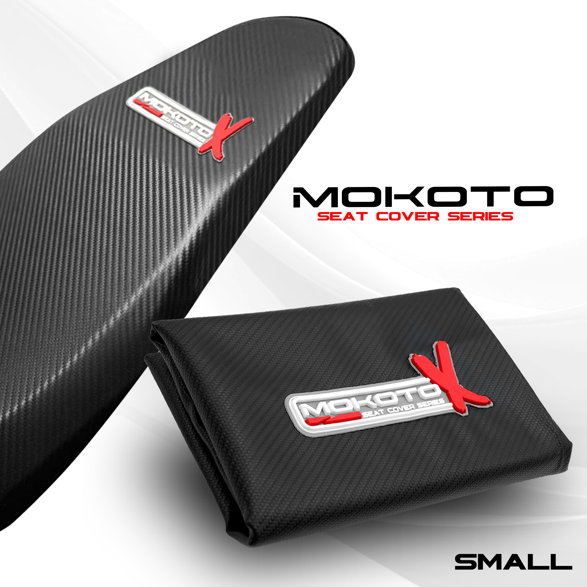 MOKOTO X DRY CARBON LEATHER WATERPROOF SEAT COVER SERIES BIG / SMALL ...