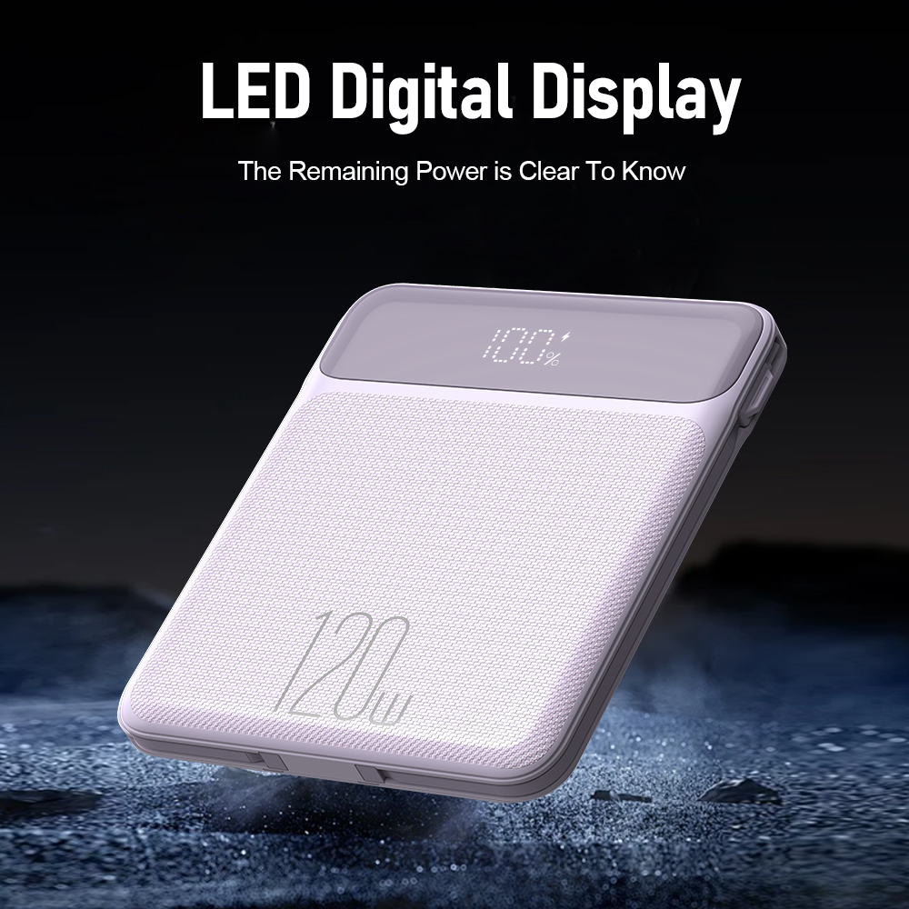 Orashare PLC210 20000mAh Powerbank 120W Fast Charge Power Bank Built in ...