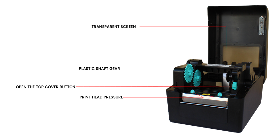 OFFICOM Ribbon Printer Multifunctional for Barcode, Waybill Ribbon ...