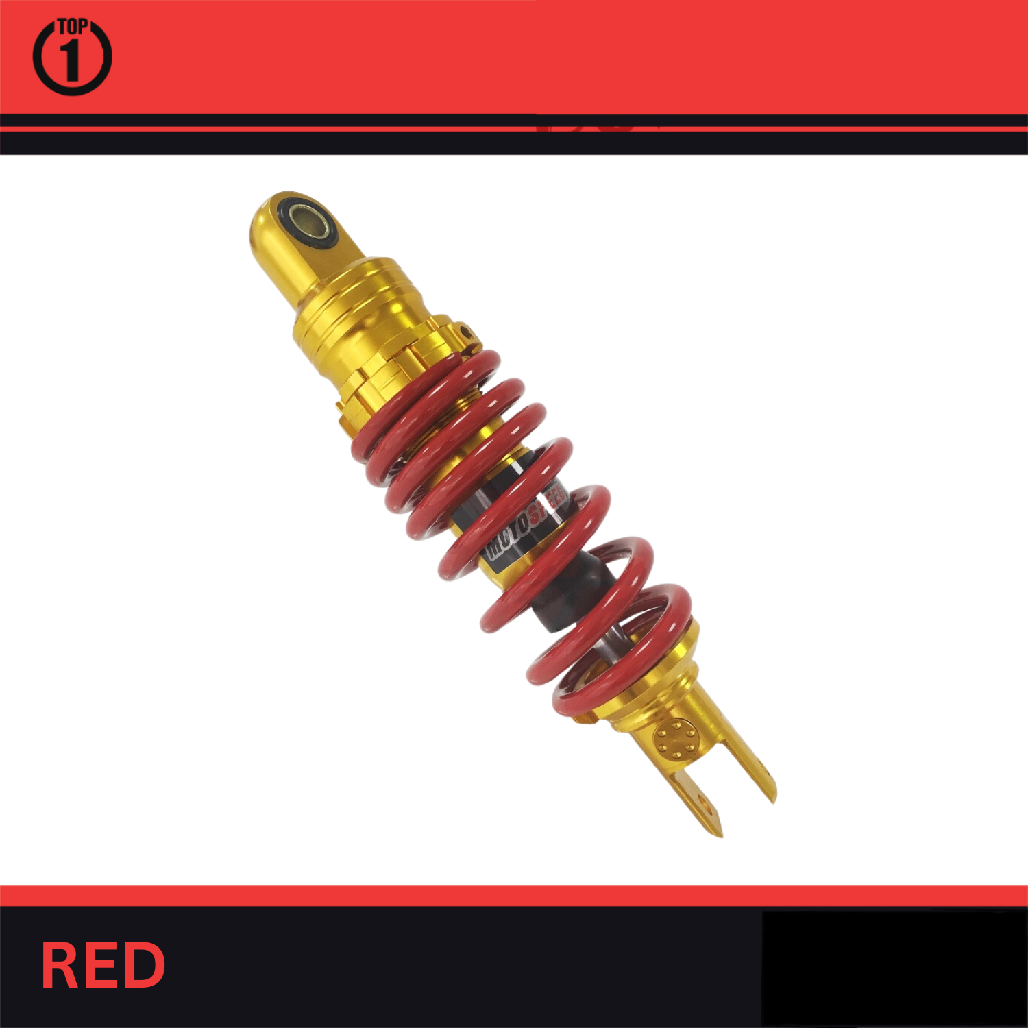 Top1 Racing Rear Mono Shock Absorber 245mm For Mio Click Beat Skydrive Scoopy Fino Gear #3903245 ...