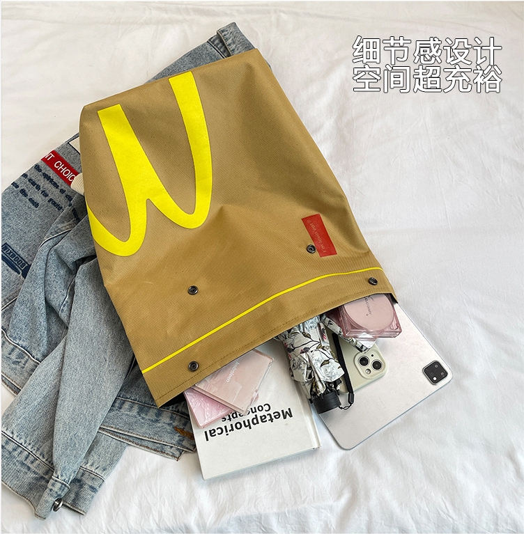 INS HOT BACK TO SCHOOL Bag New Large-capacity Paper Bag Backpack Female ...