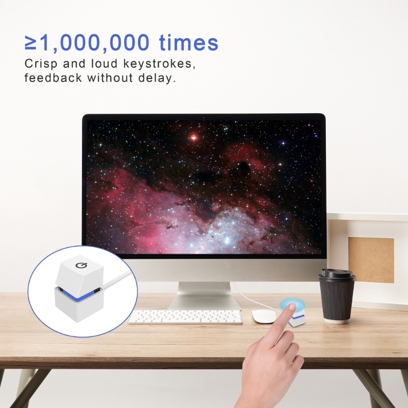 LED Colorful Light Desktop Computer Power Switch PC Motherboard ...
