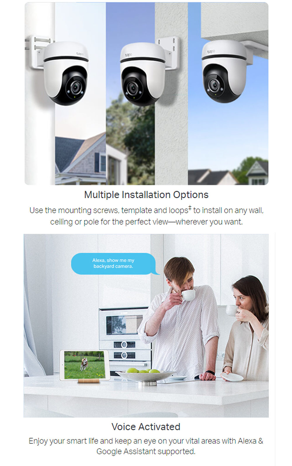Tapo Official Store | TC40 | Outdoor | Pan/Tilt | Security | WiFi ...