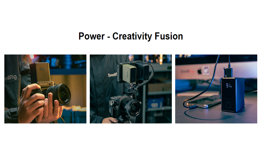 SmallRig L-Series NP-F970 Rechargeable Battery Pack 10500mAh with for ...