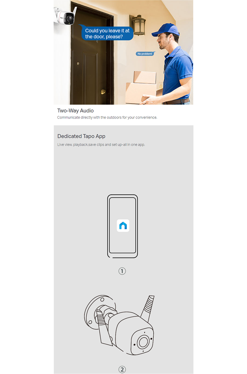 Tapo Official Store | TP-Link | TC65 | Outdoor | CCTV | Security | Wi ...