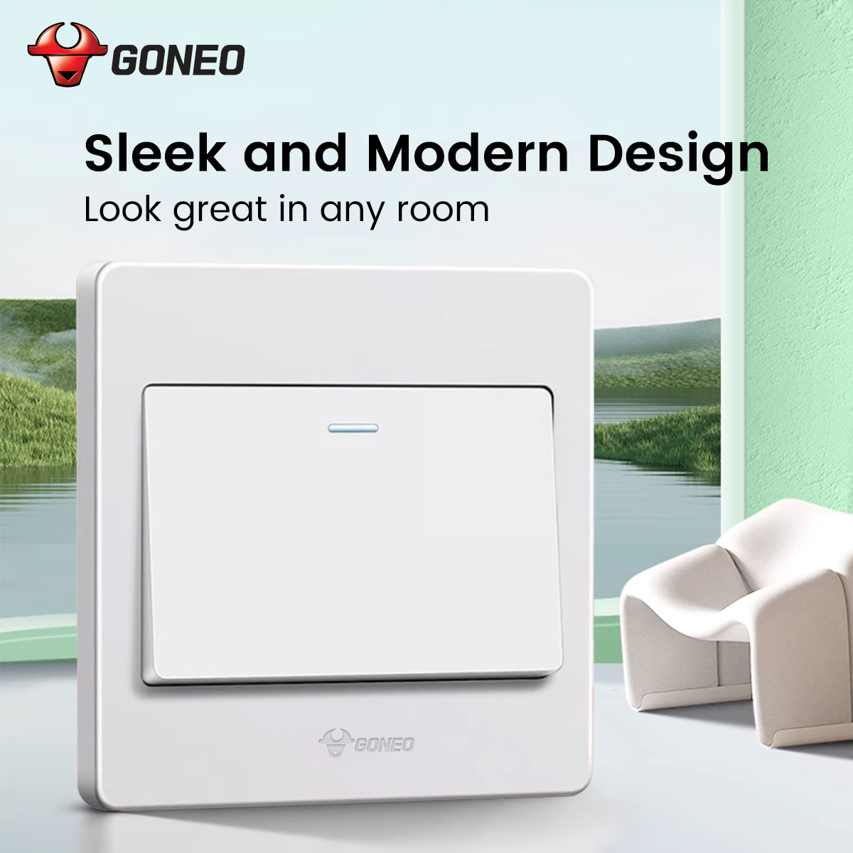 Bull Goneo G06 Series Wall Switch | Shopee Philippines