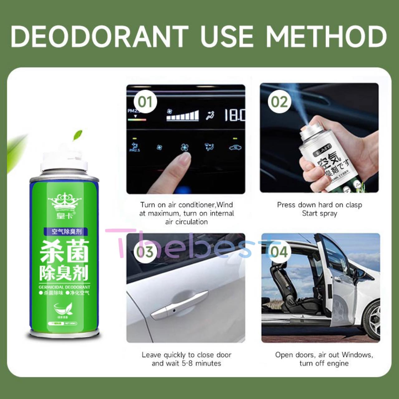 car air freshener california scent perfume Sterilization Anti odor ...