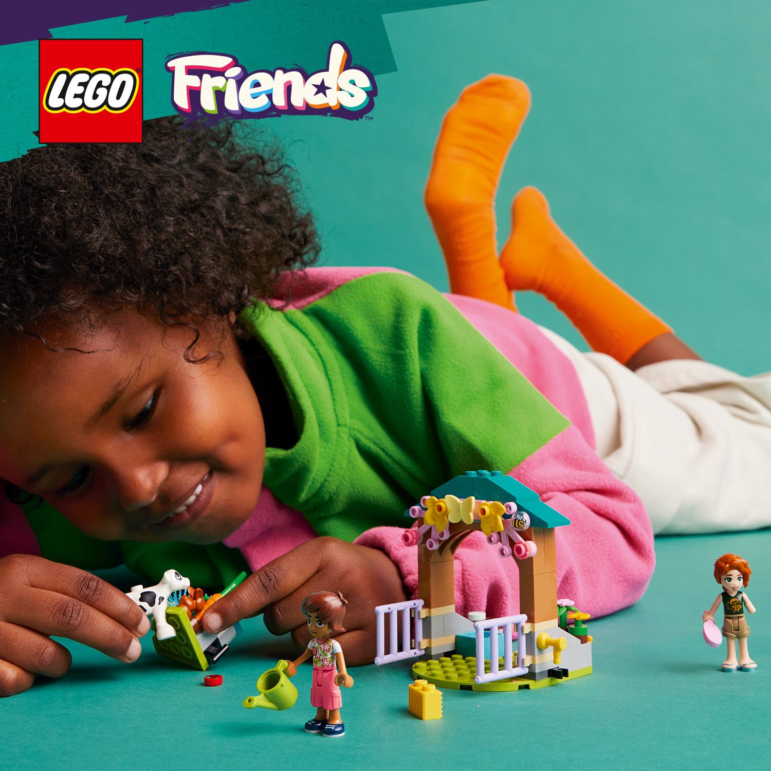 LEGO Friends 42607 Autumn's Baby Cow Shed Building Set Toys (79 Pieces ...