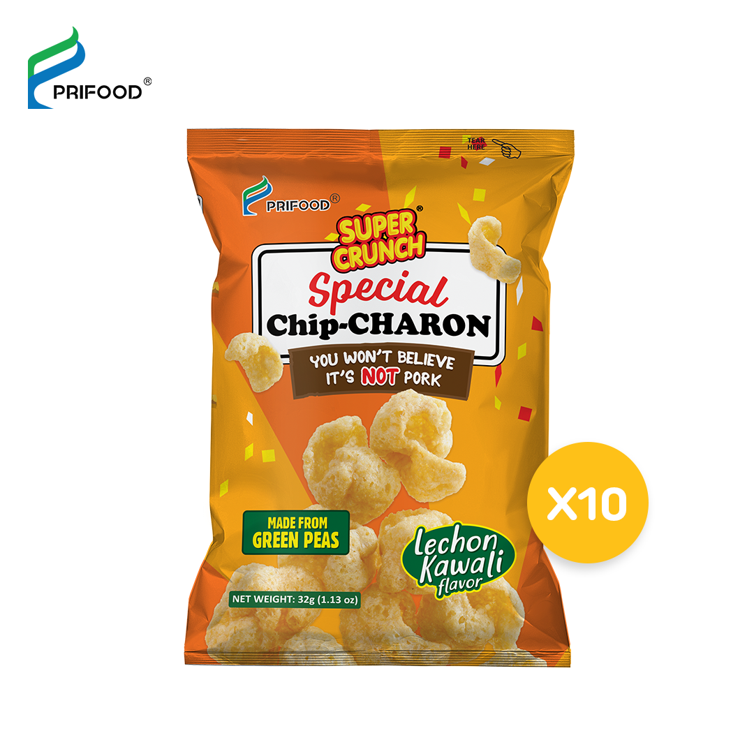 Super Crunch Chip-charon Lechon Kawali 32g (bundle of 10) | Shopee ...