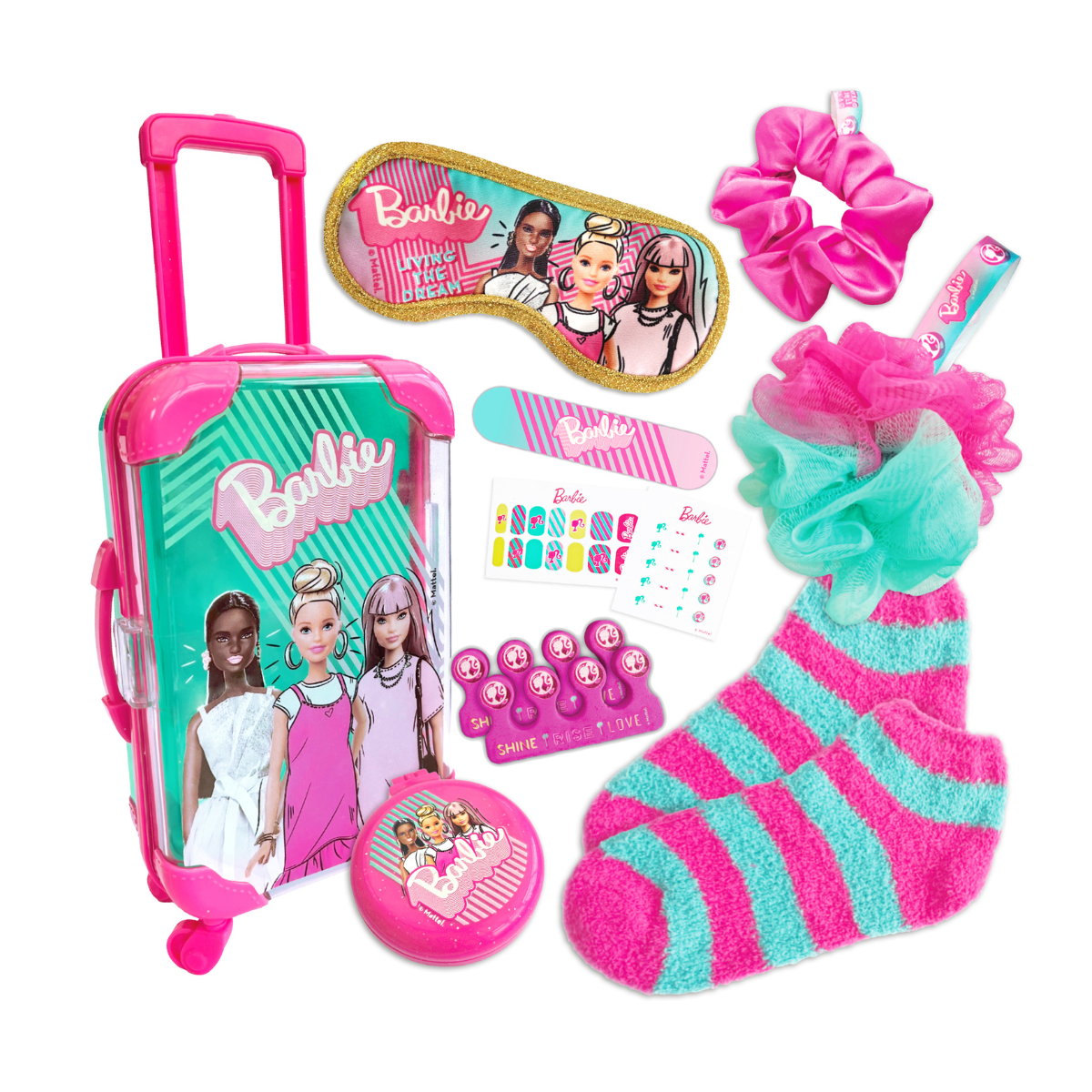 Barbie Mini Trolley Case Sleepover Set with Sleeping Accessories Inside ...