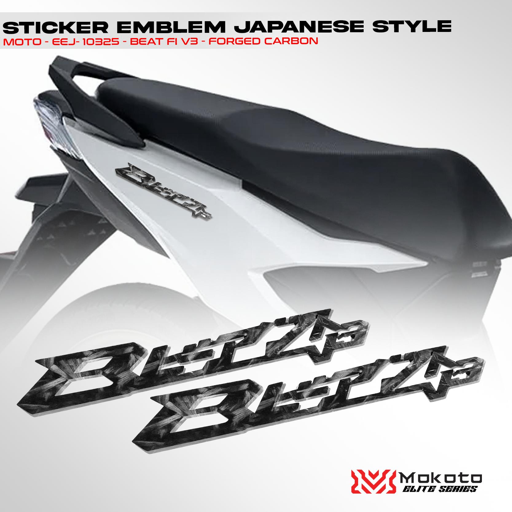 MOKOTO ELITE SERIES BEAT FI V3 EMBLEM MOTO-EEJ-10325 FORGED CARBON 3D ...