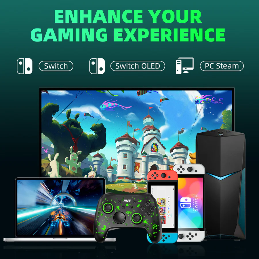 IINE Shadow Switch Space Controller For Switch / Switch OLED (L823 ...