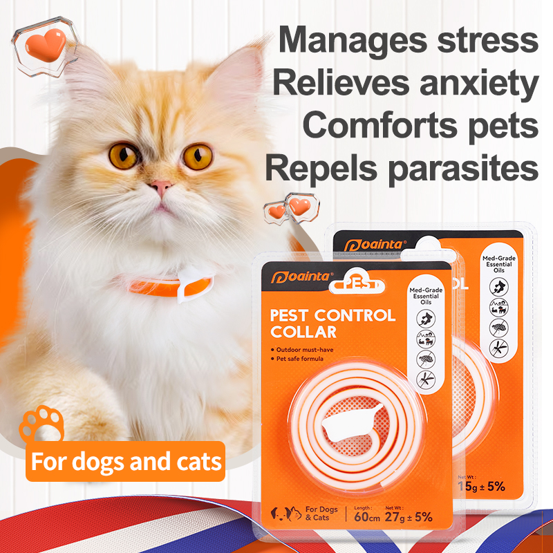 PUAINTA Dog Cat Collar Anti Flea and Tick Prevent Mosquitoes Dog Neck ...