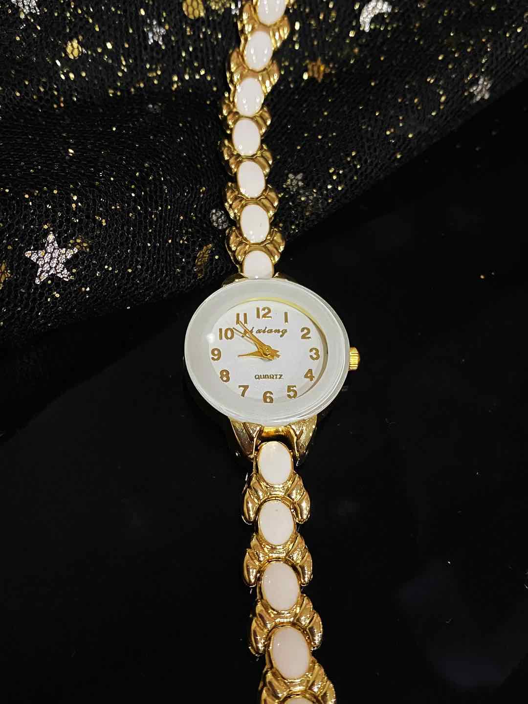 [Maii] NEW Luxury Gold Plated Ladies Wristwatch Jewelry Bracelet Relo ...