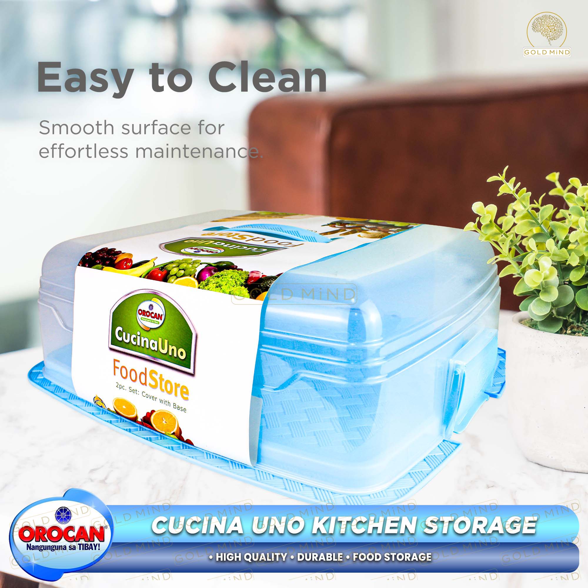 Orocan Cusina Uno Food Storage / Food Store (Blue or White) - Yellow ...