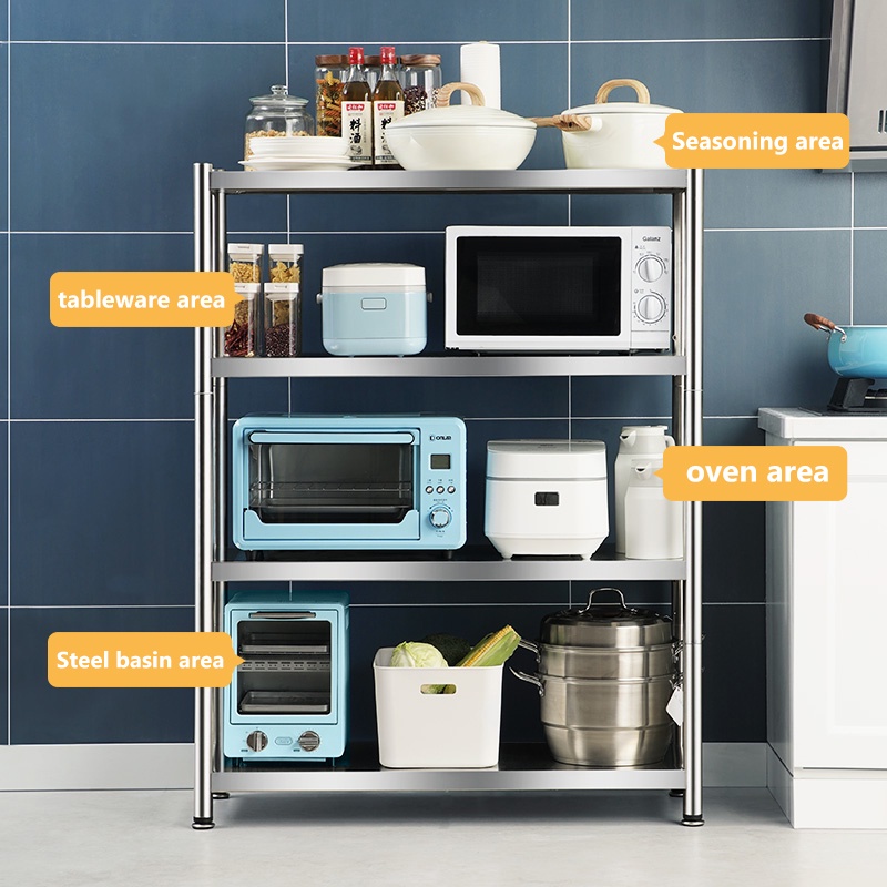 5 layer Kitchen Organizer Storage Rack Stainless Steel Kitchen Rack ...
