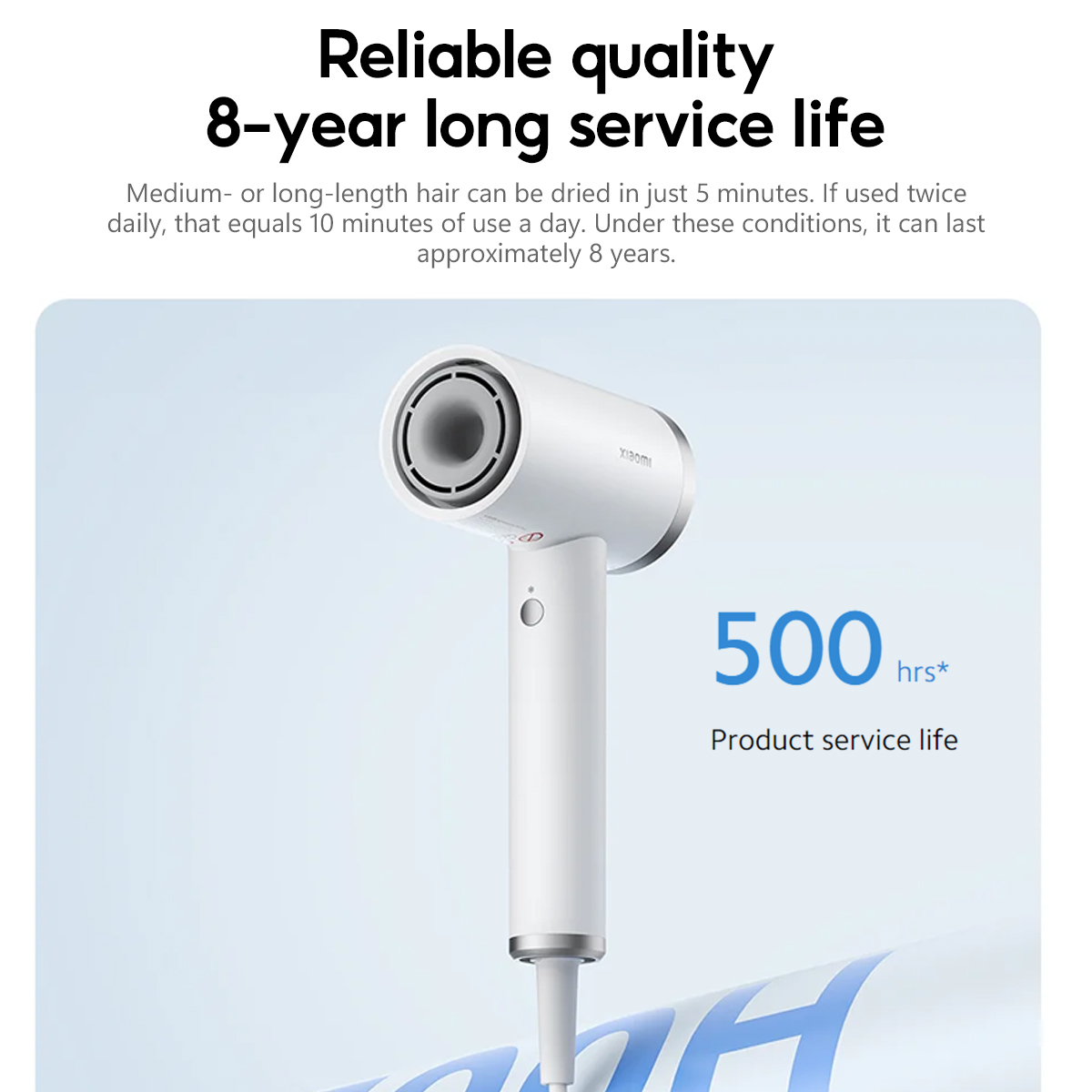 [1Year Warranty] Xiaomi High-speed Ionic Hair Dryer 1600W Powerful ...