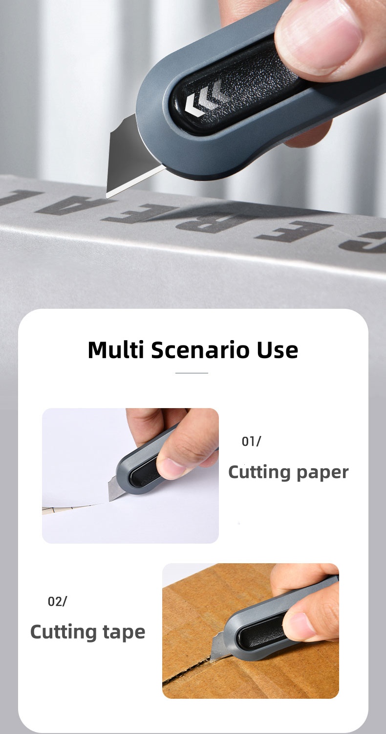 Deli Tools Mini Utility Knife Art Pen Knife Telescopic Knife 12mm Paper ...