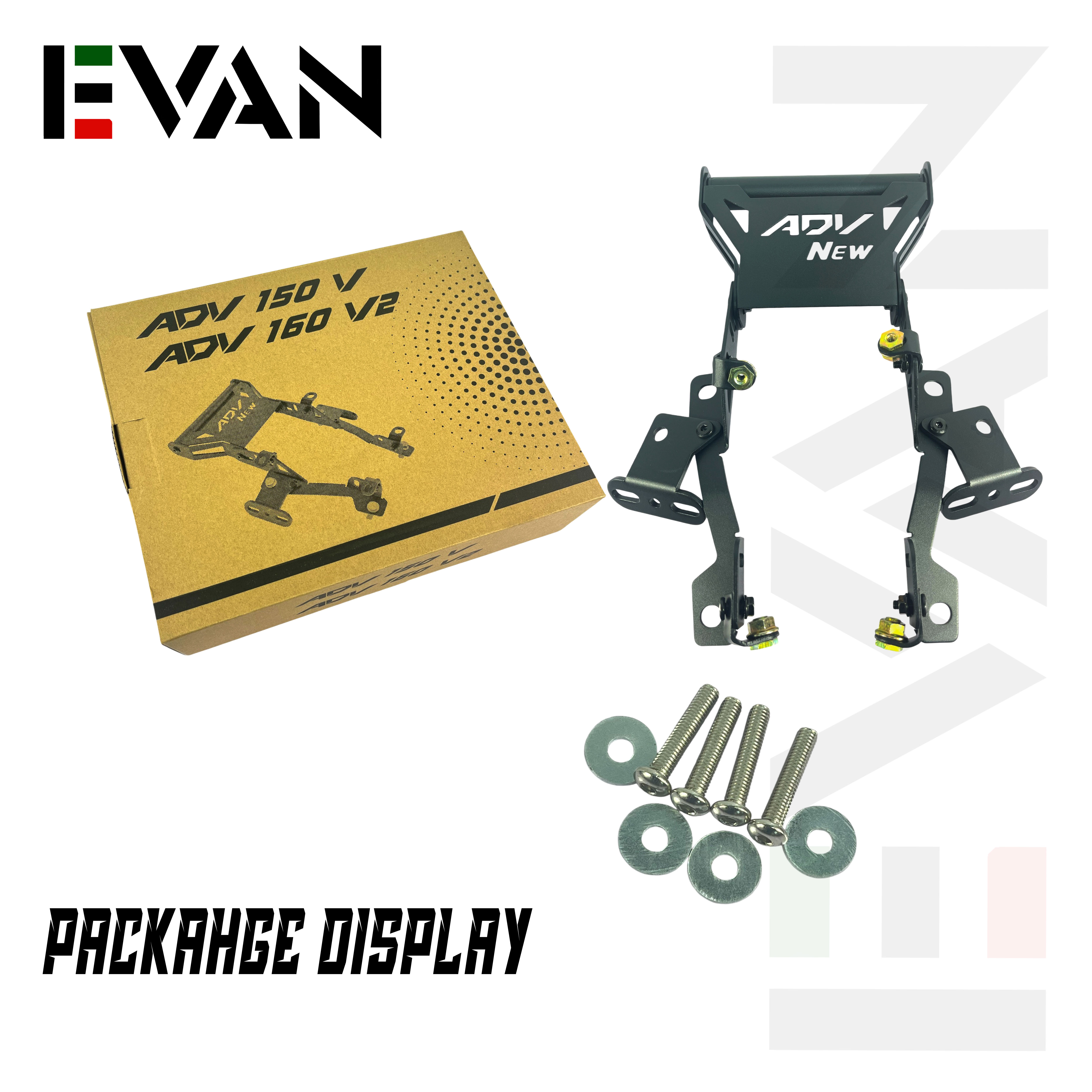 EVAN.SHOP WINDSHIELD BRACKET ALLOY FOR HONDA ADV 150 AND 160 MOTORCYCLE ...