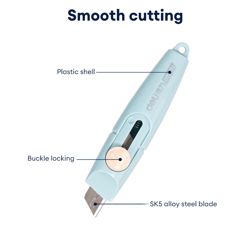 Deli Express Parcel Paper Knif Mini Cutter knife 1pc 2020 | Shopee ...