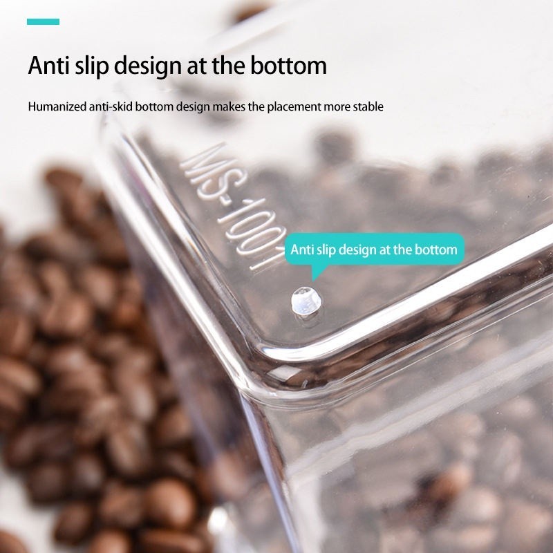 0.5L 1L Acrylic Food Storage Powder Dispenser Container Airtight Food ...