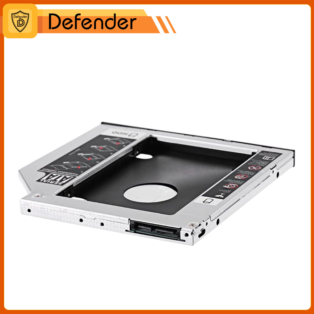 2.5'' SATA HDD SSD Hard Drive Disk DVD CD ROM Optical SuperDrive Caddy ...