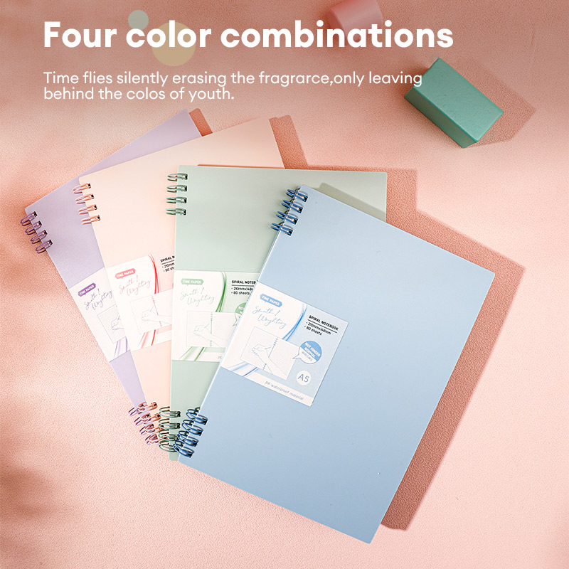 Deli A5/B5 Notebook 80Sheets Waterproof Spiral Big Journal Notebooks ...