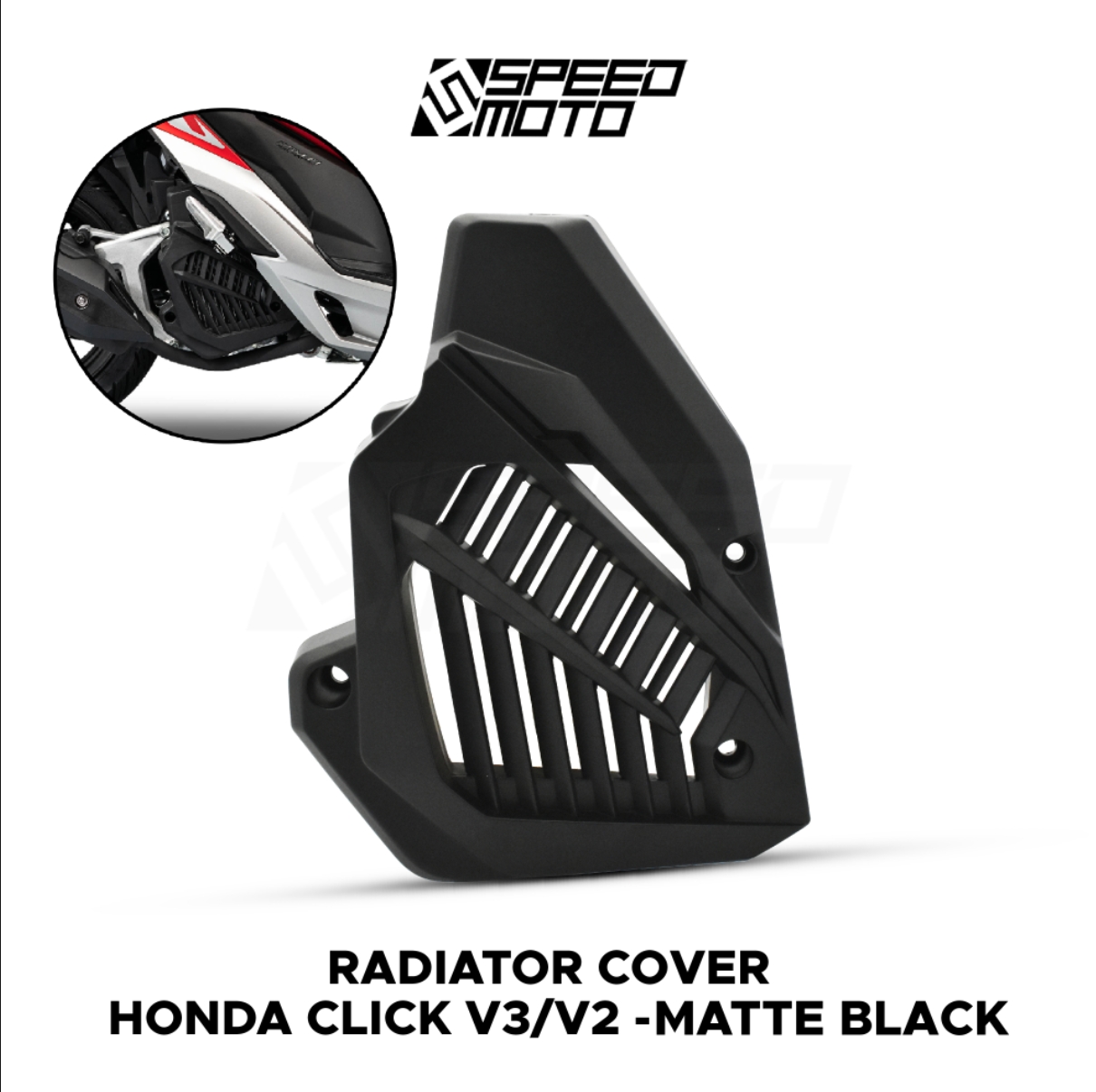 HONDA RADIATOR COVER CLICK V3 CLICK V2 GAME CHANGER RADIATOR COVER ...