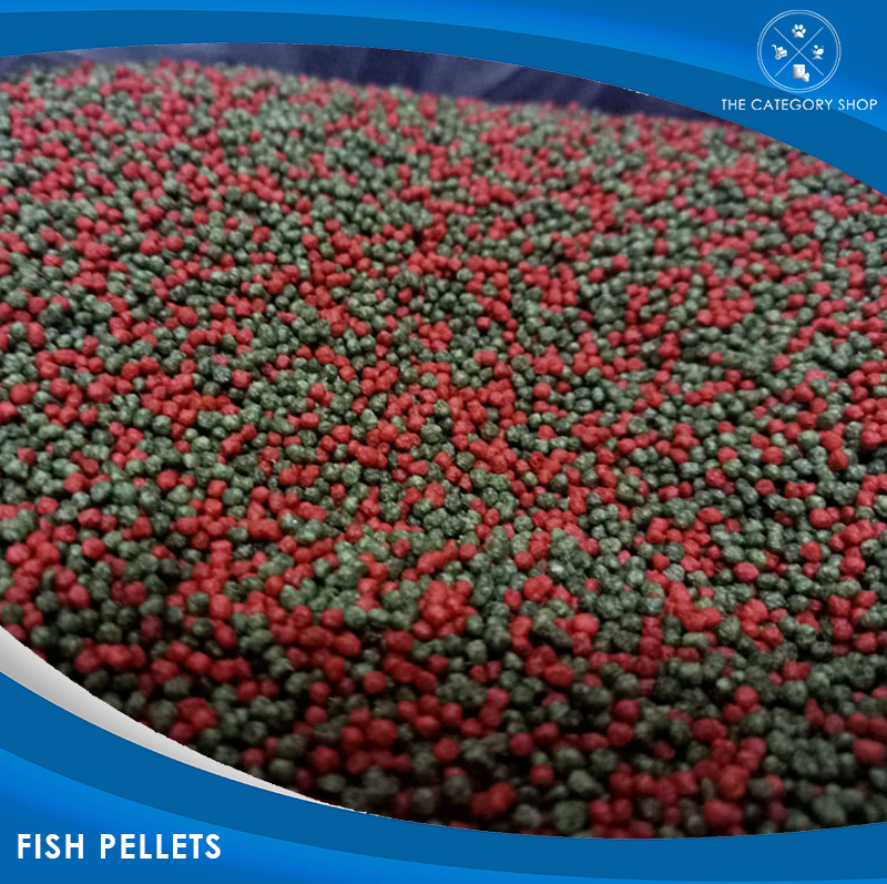 1kg Green Red Floating Pellets Pellet for Koi Goldfish Fish Food Pet ...