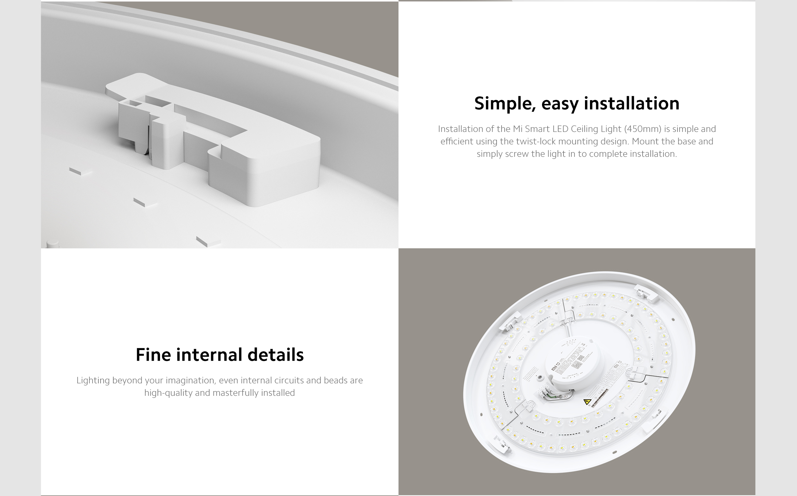 Xiaomi Mi Smart Led Ceiling Light 450mm | Shopee Philippines