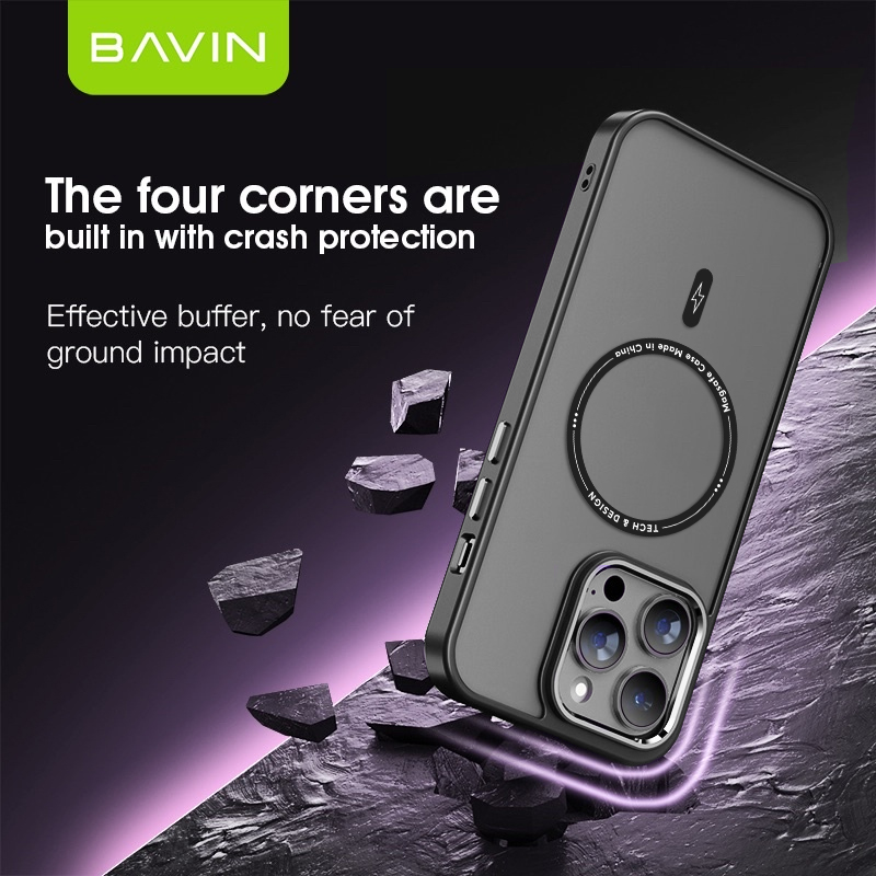 BAVIN Magnetic Suction Case Phone Cover Magnetic for iPh 16 /16 Plus ...