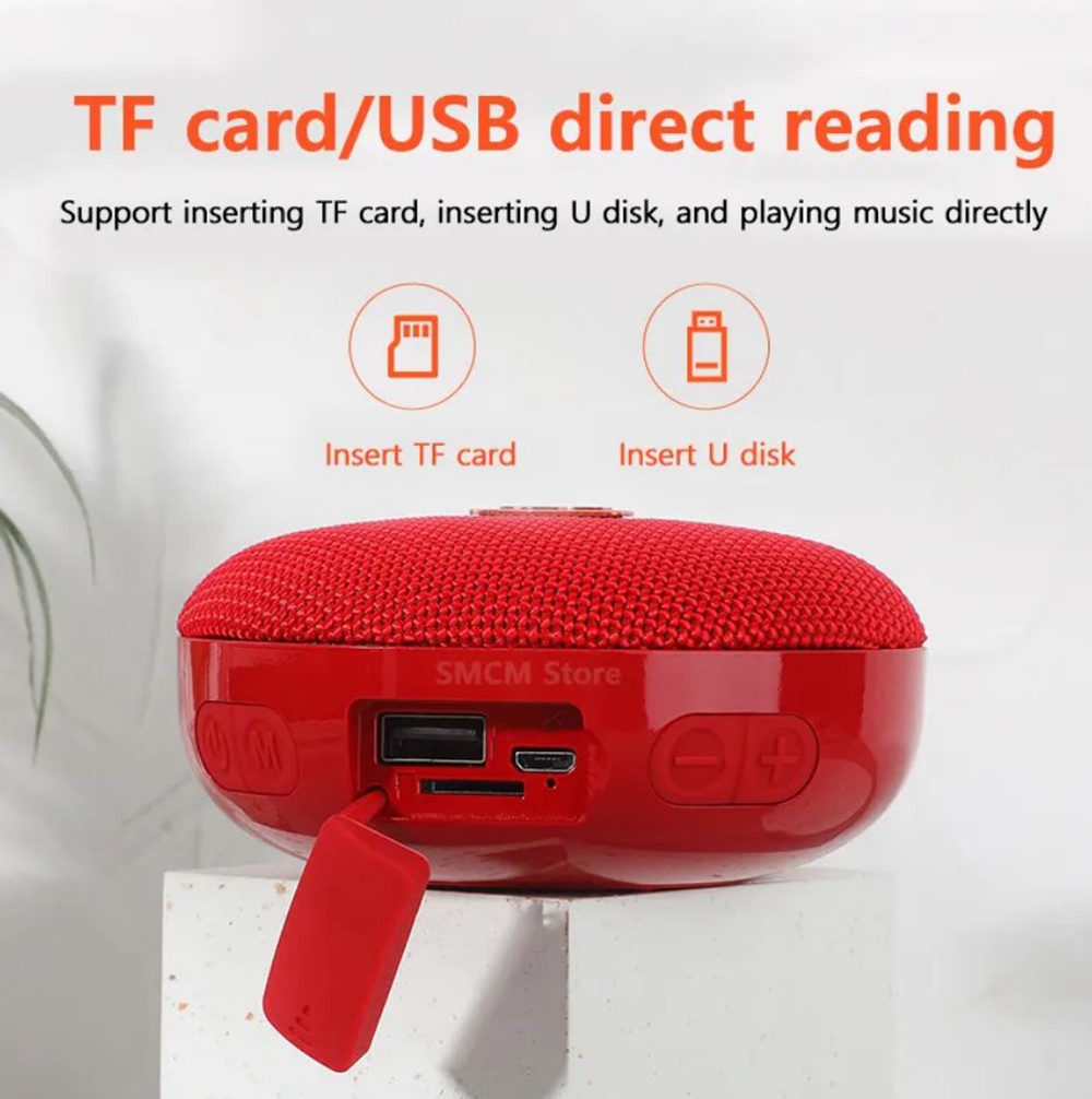 T&G TG-352 TWS Round Portable Wireless Multi Function Outdoor Cycling ...