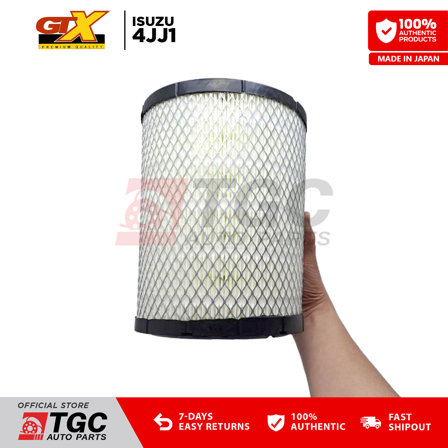 GTX Air Filter / Air Cleaner for ISUZU 4JJ1 ( 8-98321-413-0 ) - 1pc ...