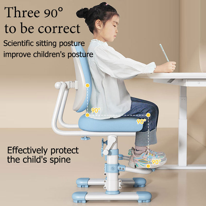 [Adjustable height] Chair for Kids Correct Sitting Posture Protecting ...