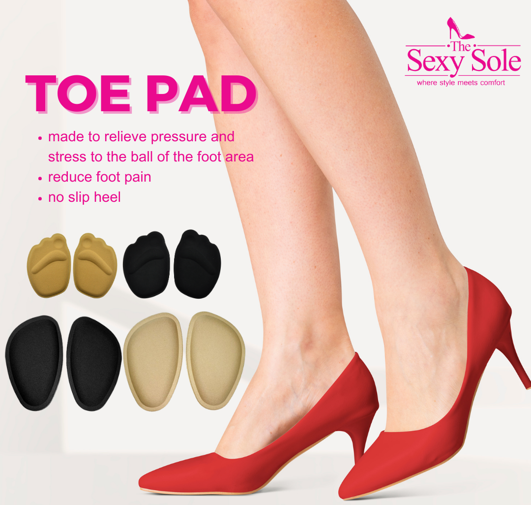 The Sexy Sole Toe Pad Cushions Foam High Heels shoes insoles - 1 Pair ...