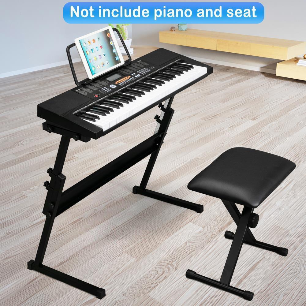 RIXTON Adjustable Keyboard Stand Electric Piano Stand Z-Type Keyboard ...
