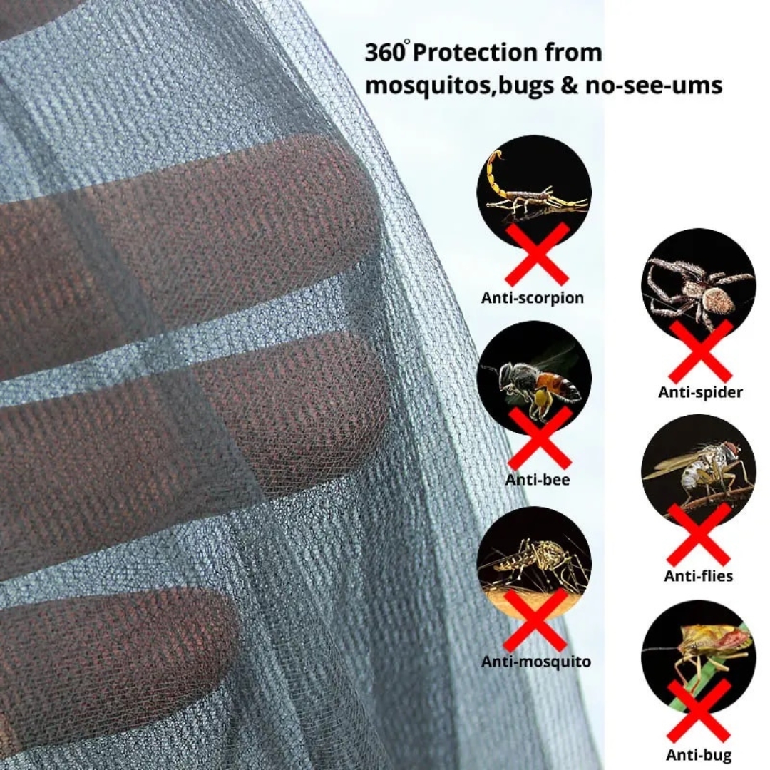 Hammock with Mosquito Net 7ft Makapal Military Duyan with 2 Flat Ropes ...