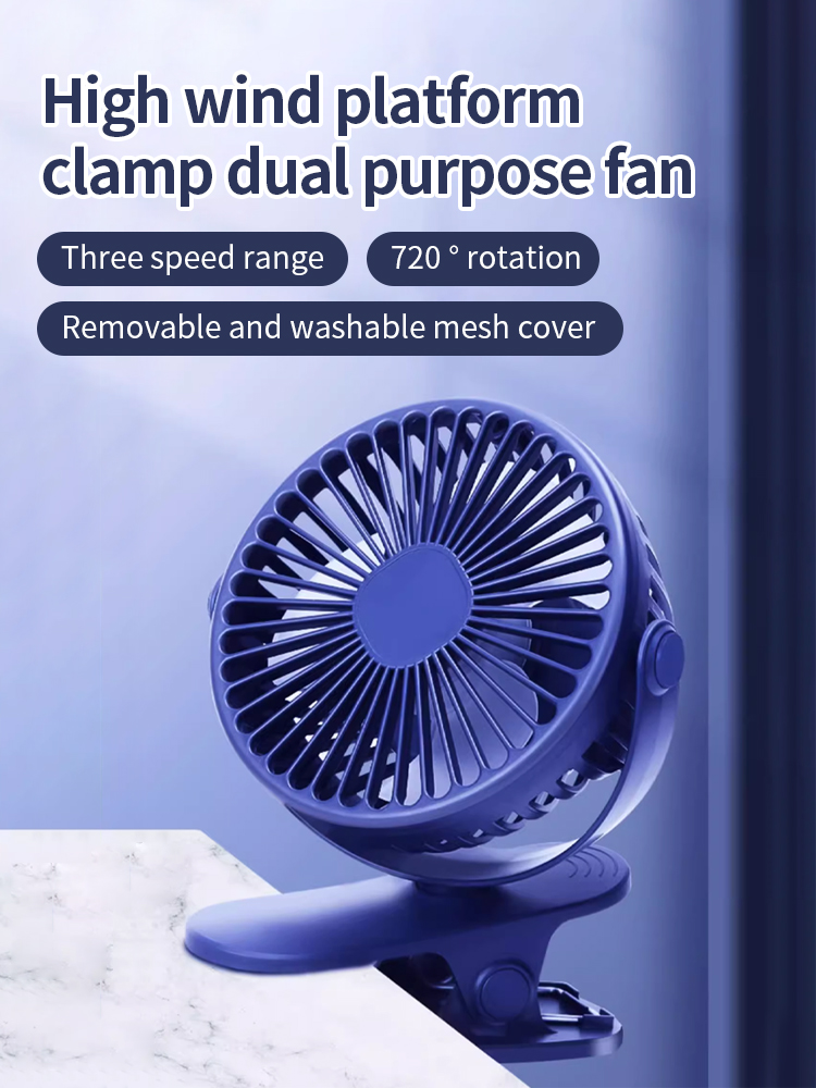 ICON Hanging Neck Fan USB Rechargeable Fan Clip Portable Outdoor Sports ...