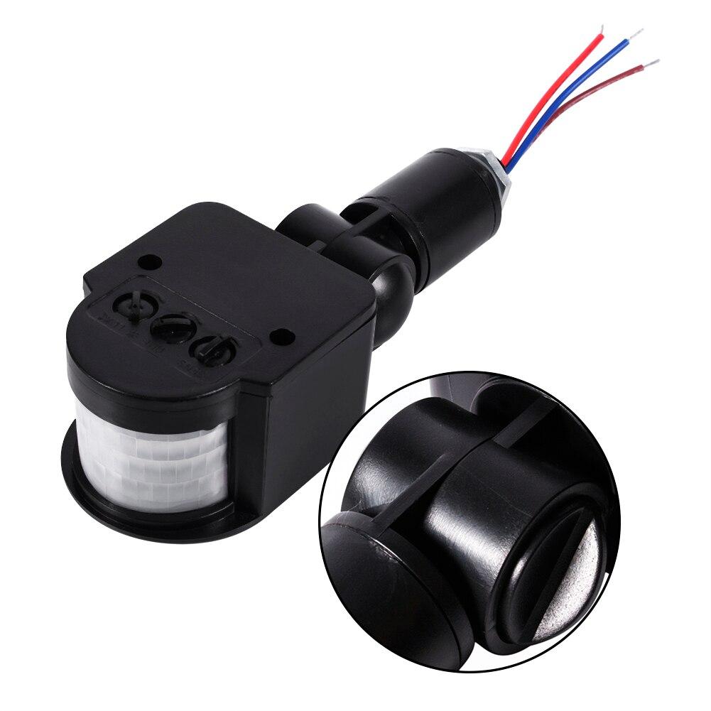 LED Outdoor 90~250V 200W 180° LED Infrared PIR Motion Sensor Detector ...