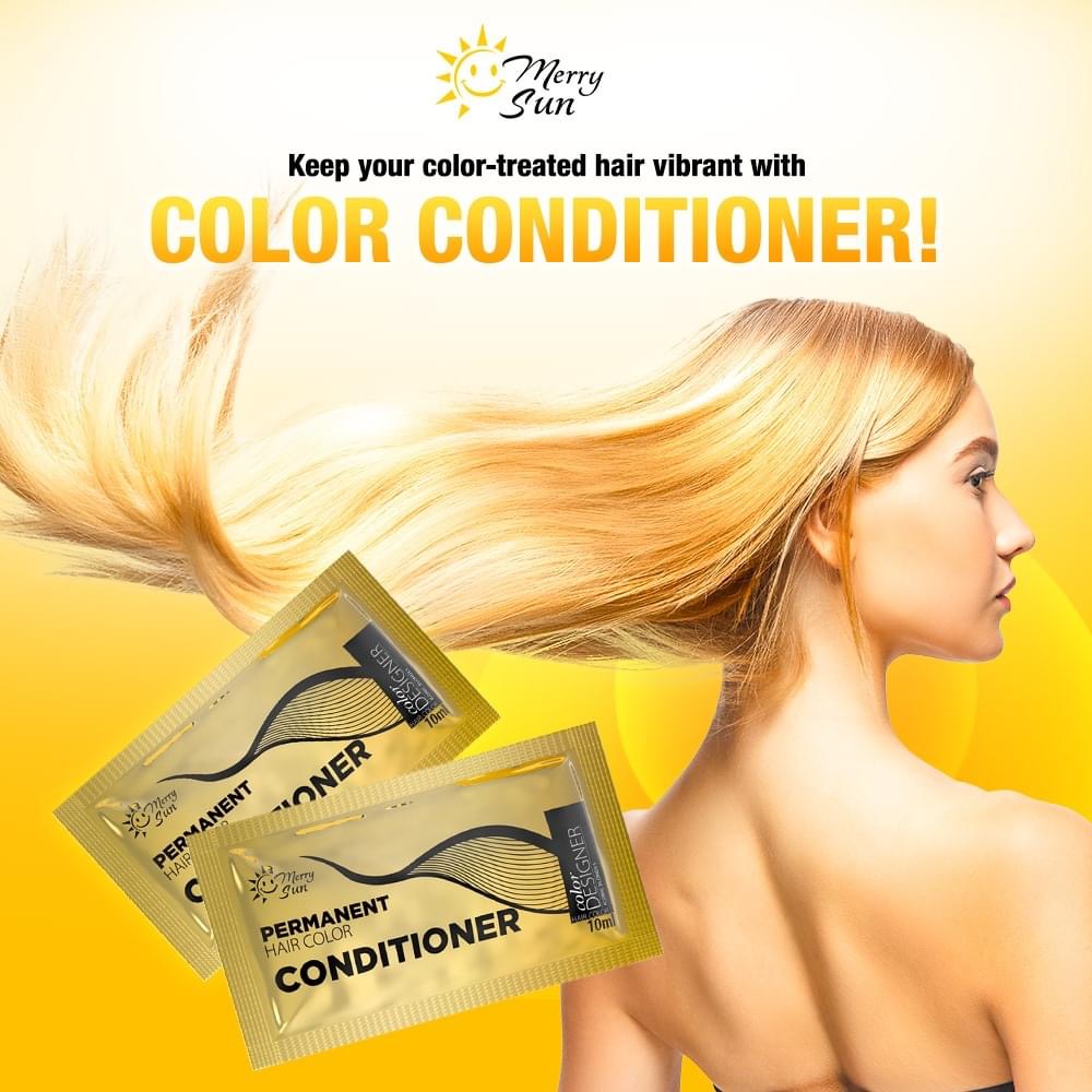 Merry sun hair color permanent Conditioner 10ml | Shopee Philippines
