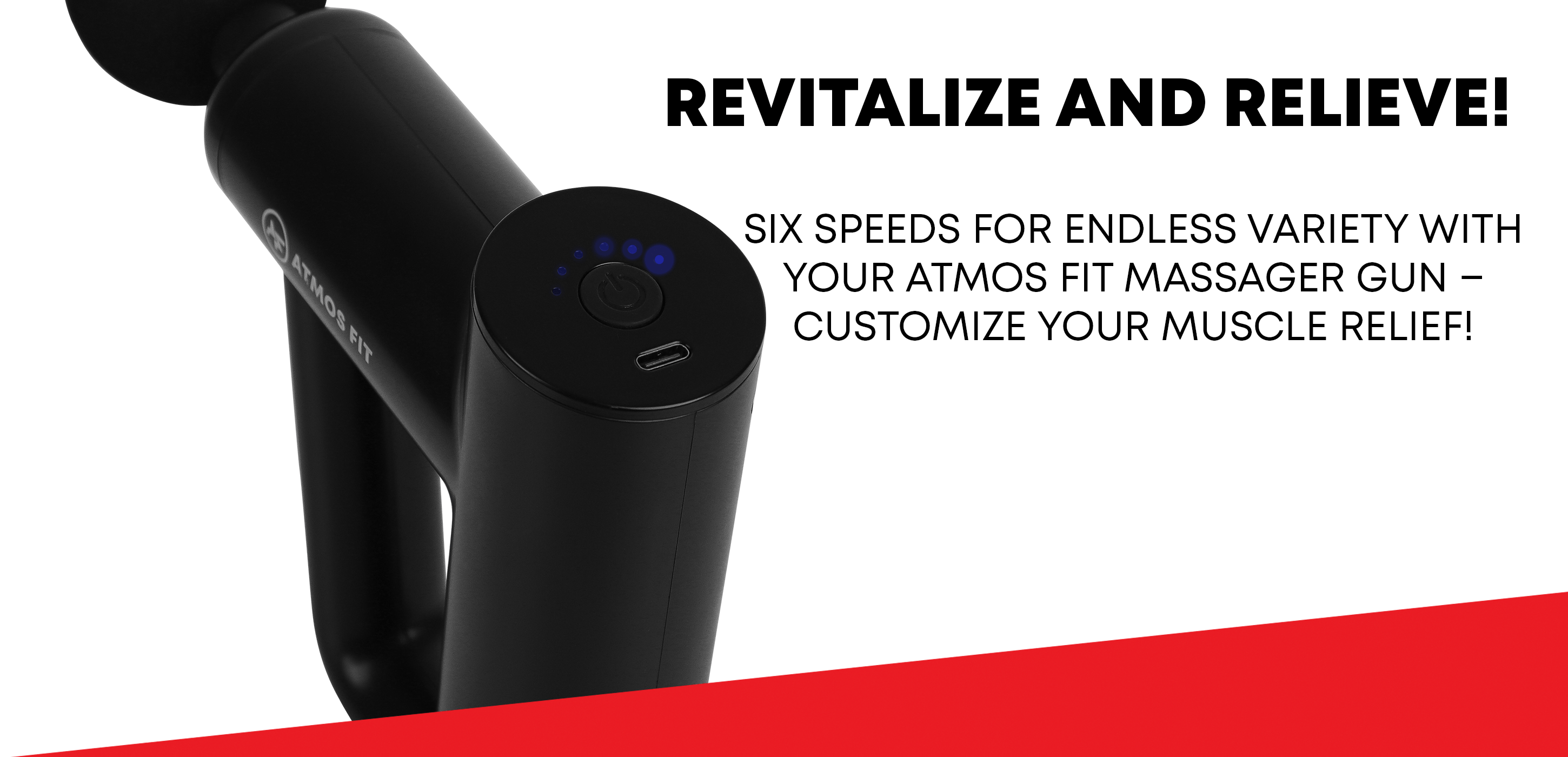 Atmos Fit Physiocare Recharge Deep Tissue Massager Gun | Shopee Philippines