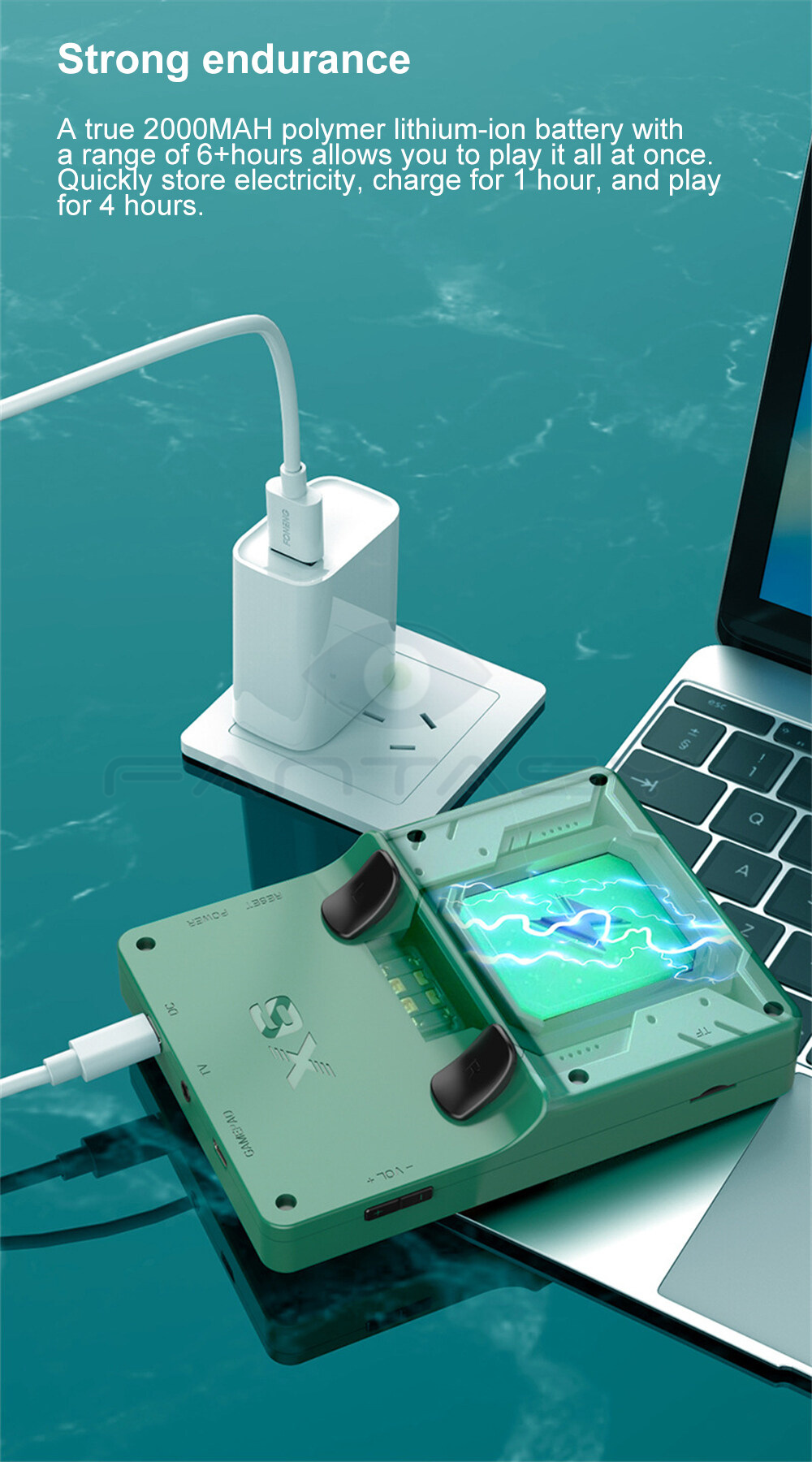 FANTASY New X6 Game Console HD Handheld Game Console Dual Joystick GBA ...