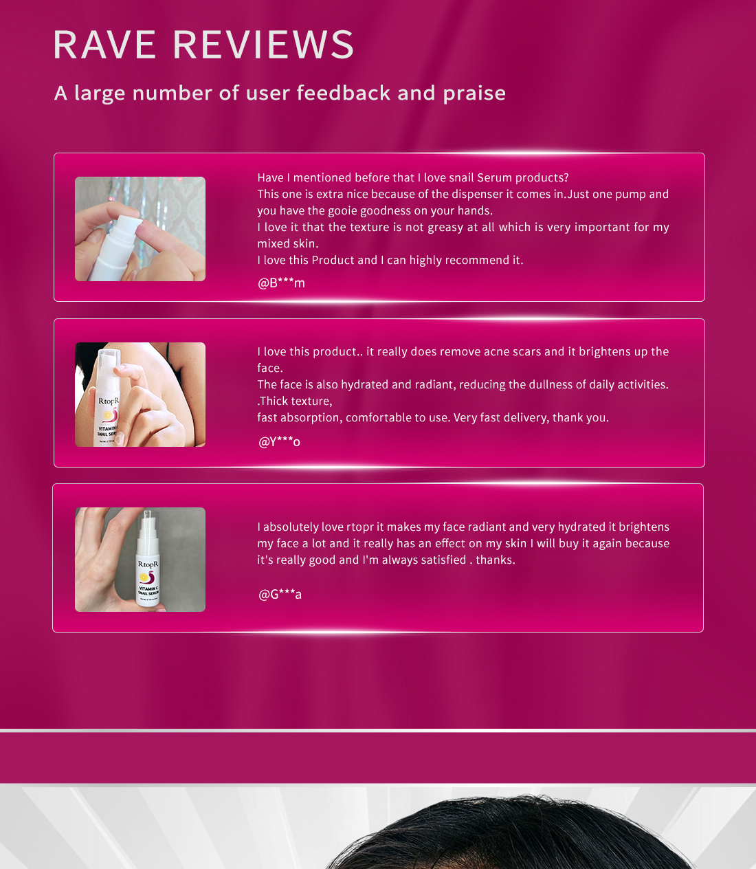 RtopR FDA Vitamin C Whitening Serum Hyaluronic Acid Vc Essence ...