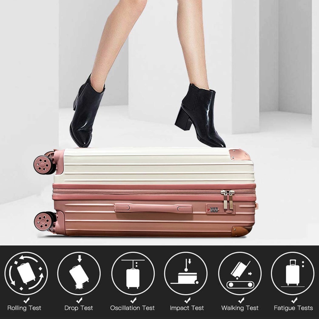 CHARLES X 20/24/26/28 inch Luggage Scratch Resistant Luggage ...