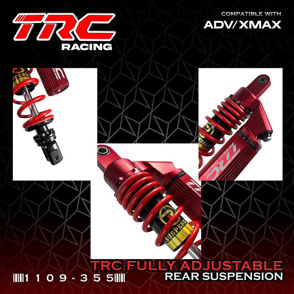 TRC Racing 355mm Fully Adjustable CNC Shock Suspension for Yamaha NMAX ...
