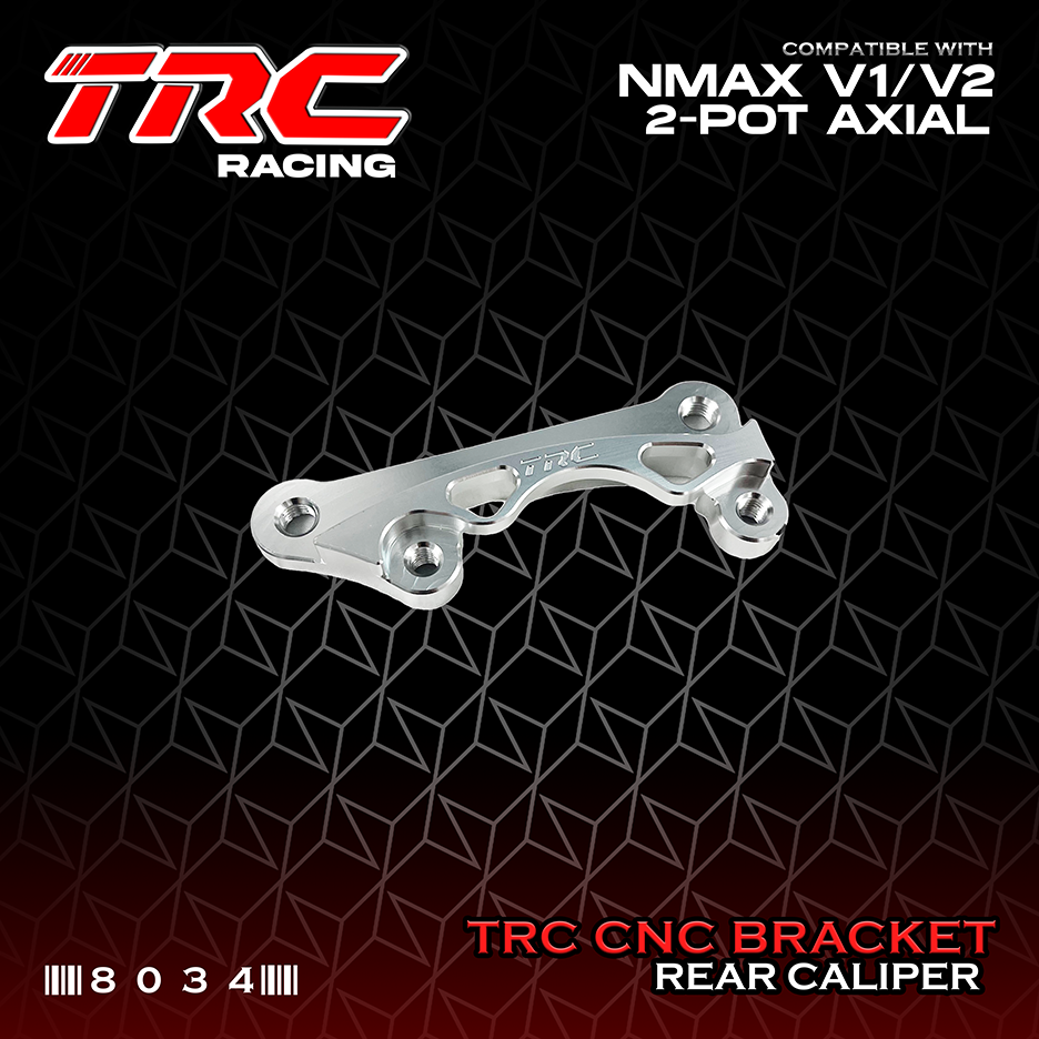 TRC RACING 2POT REAR AXIAL CALIPER BRACKET (220MM DISC) FOR NMAX v1/v2 ...