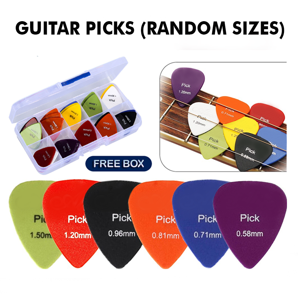 RIXTON Guitar Picks for Acoustic Guitar Folk Electric Bass Acoustic ...